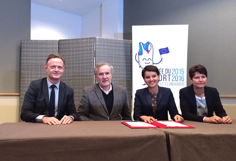 SIGNATURE DE LA CONVENTION FFE—MINISTERE DE L’EDUCATION NATIONALE ...